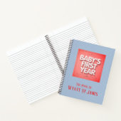 Personalized Baby's First Year Notebook | Zazzle