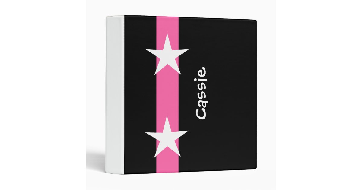 Personalized Back to School Star Binder | Zazzle