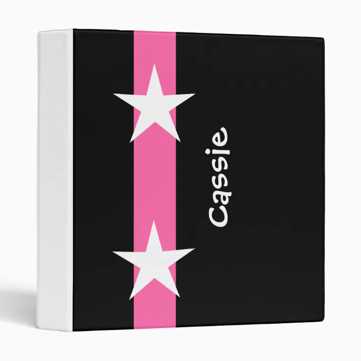 Personalized Back to School Star Binder | Zazzle