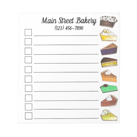 Brush Lettered Personalized To Do List Notepad | Zazzle.com