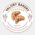 Personalized Bakery Product Label (CROISSANTS) | Zazzle