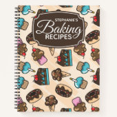 Personalized Baking Dessert Family Recipe Notebook | Zazzle