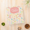 Personalized Baking Ingredients Family Recipe 3 Ring Binder | Zazzle