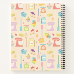 Personalized Baking Ingredients Family Recipe Notebook | Zazzle