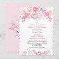 Personalized Baptism With Godparents Name Invitation | Zazzle