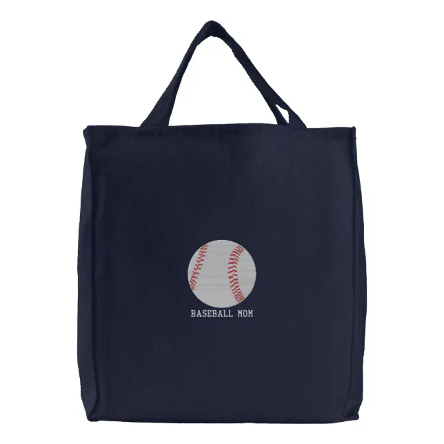 Personalized Baseball Ball embroidered Bag | Zazzle