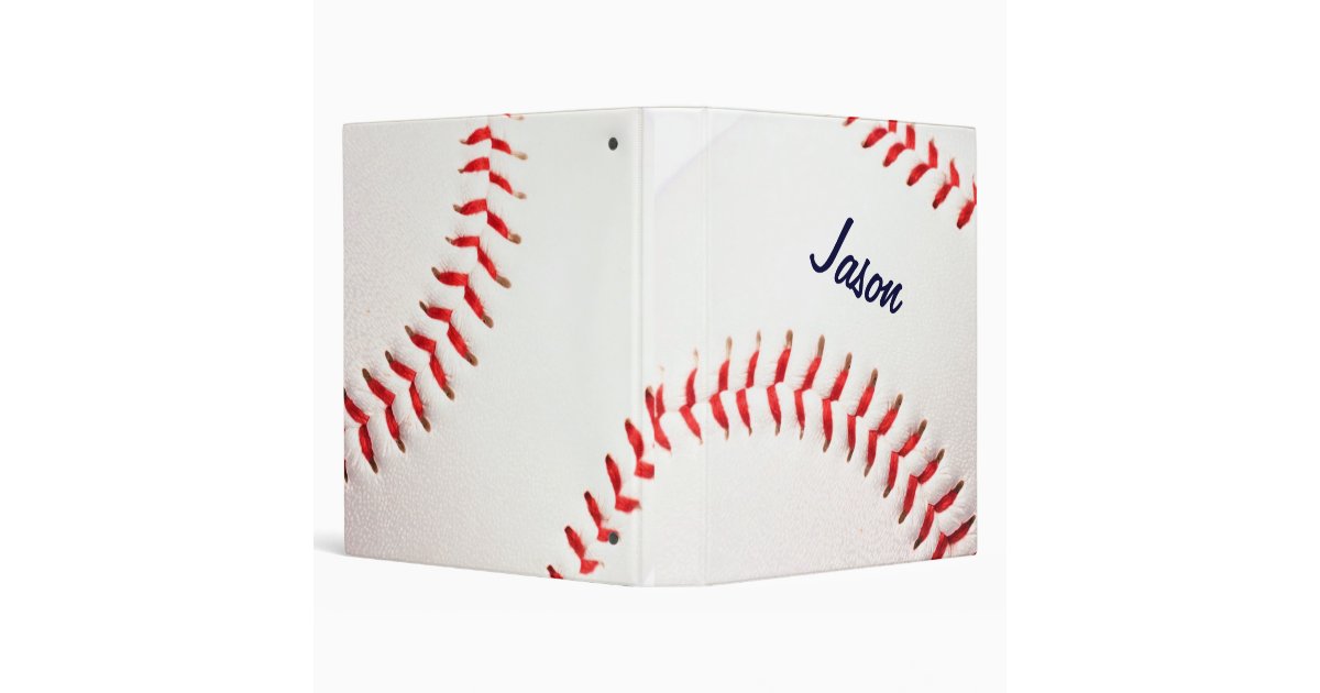 Personalized Baseball Binder | Zazzle