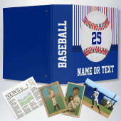 Personalized Baseball Gifts for Players, Binder | Zazzle