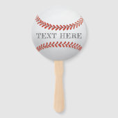 Personalized Baseball Hand Fan | Zazzle