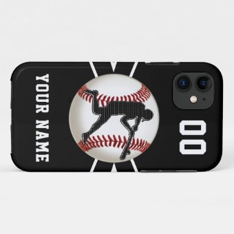 Personalized Baseball iPhone Cases New to Older | Zazzle
