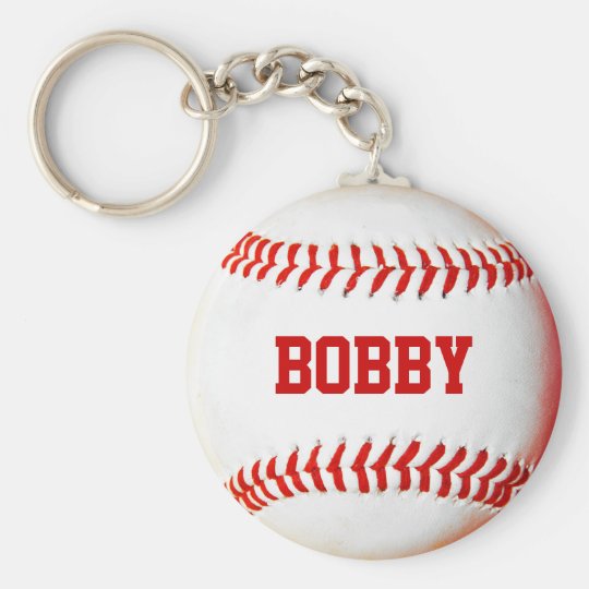 Personalized Baseball Keychain | Zazzle.com