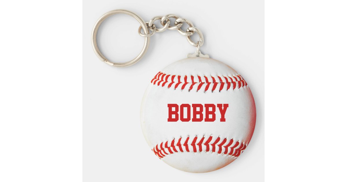Personalized Baseball Keychain | Zazzle.com