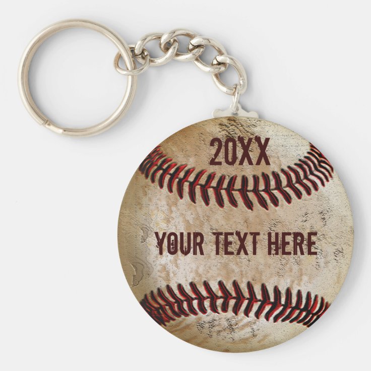 Personalized Baseball Keychains for TEAM or COACH | Zazzle