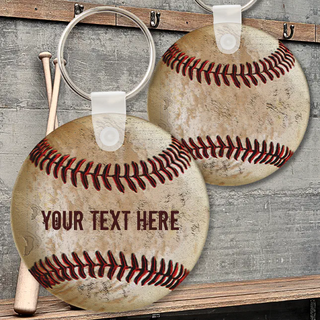 Personalized Baseball Keychains for TEAM or COACH | Zazzle