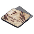 Personalized Baseball Laptop Case, NAME and NUMBER Laptop Sleeve | Zazzle