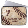Personalized Baseball Laptop Case, NAME and NUMBER Laptop Sleeve | Zazzle