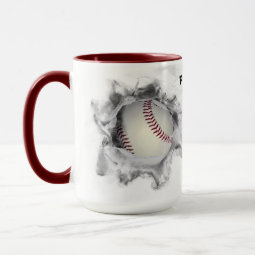 Personalized Baseball Mug | Zazzle