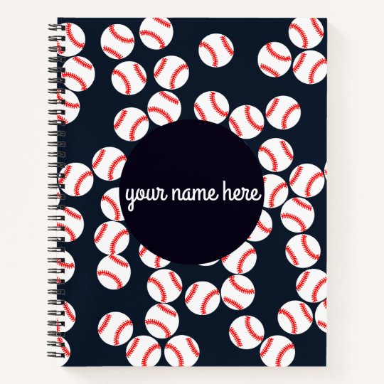 Personalized Baseball Notebook | Zazzle.com