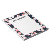 Personalized Baseball Notepad | Zazzle