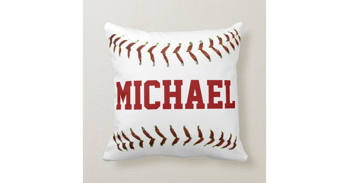 Personalized Baseball Pillow | Zazzle.com