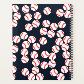 Personalized Baseball Planner | Zazzle