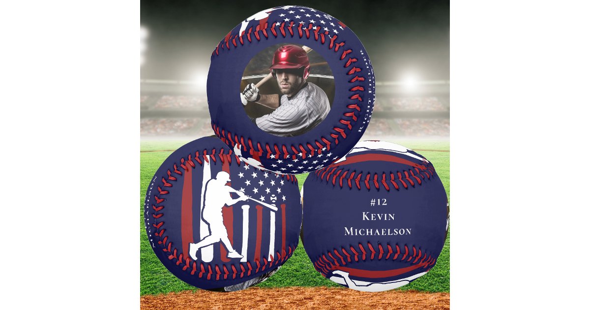 Personalized Baseball Player Photo | Zazzle