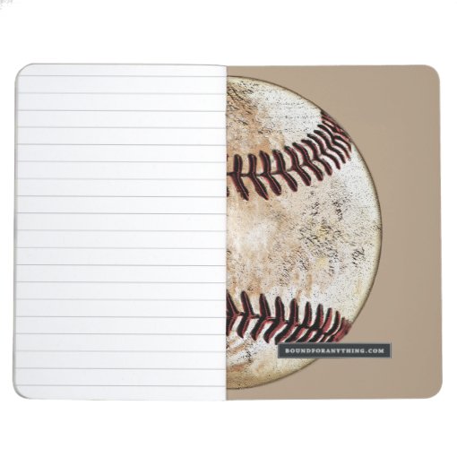 Personalized Baseball Pocket Notebooks YOUR TEXT | Zazzle