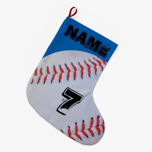 Personalized baseball stocking | Zazzle