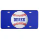 Personalized Baseball Theme License Plate | Zazzle