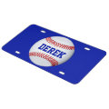 Personalized Baseball Theme License Plate | Zazzle