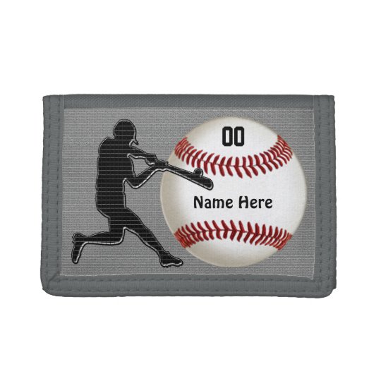 Personalized Baseball Wallets for Guys | Zazzle.com