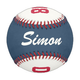 Personalized Baseball with name and age | Zazzle