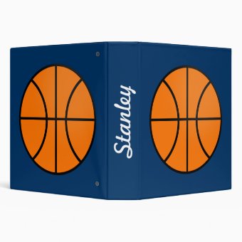 Personalized Basketball Binder | Zazzle