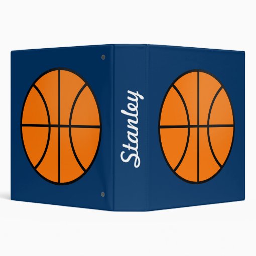 Personalized Basketball Binder | Zazzle