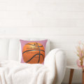 Personalized Basketball cushion with Player Name | Zazzle
