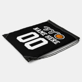 Personalized basketball drawstring backpack bag | Zazzle