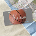 Personalized Basketball Lcense Plate | Zazzle