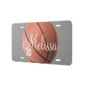 Personalized Basketball Lcense Plate | Zazzle