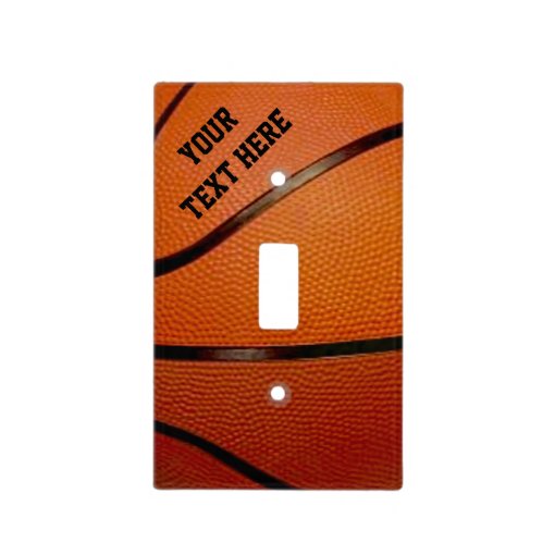 Personalized Basketball Light Switch Cover | Zazzle
