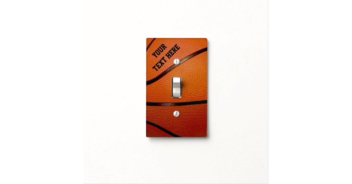 Personalized Basketball Light Switch Cover | Zazzle