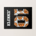 Personalized Basketball Number 10 Jigsaw Puzzle | Zazzle