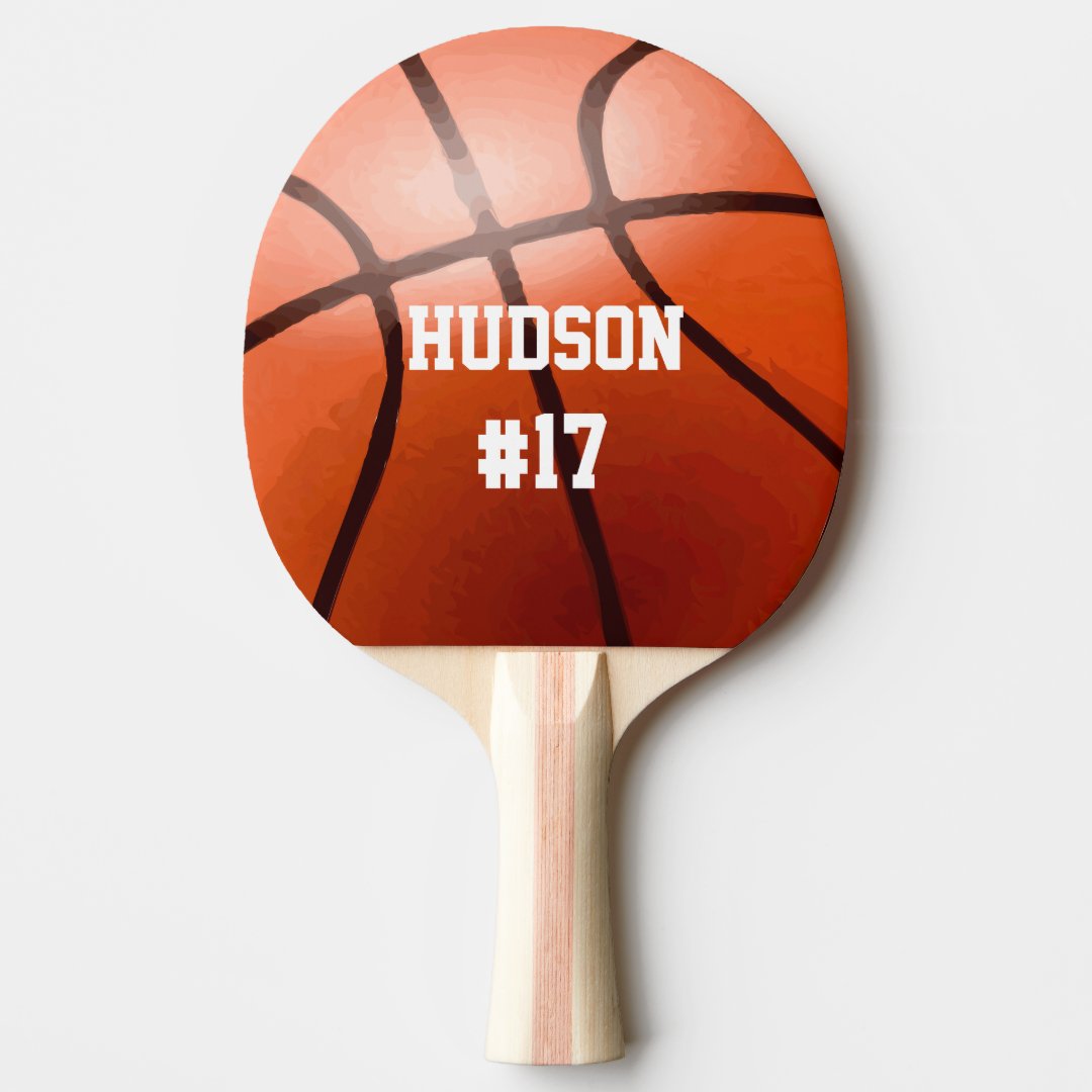 Personalized Basketball Ping Pong Paddle | Zazzle