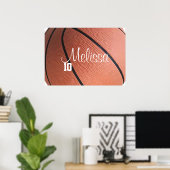 Personalized Basketball Poster | Zazzle