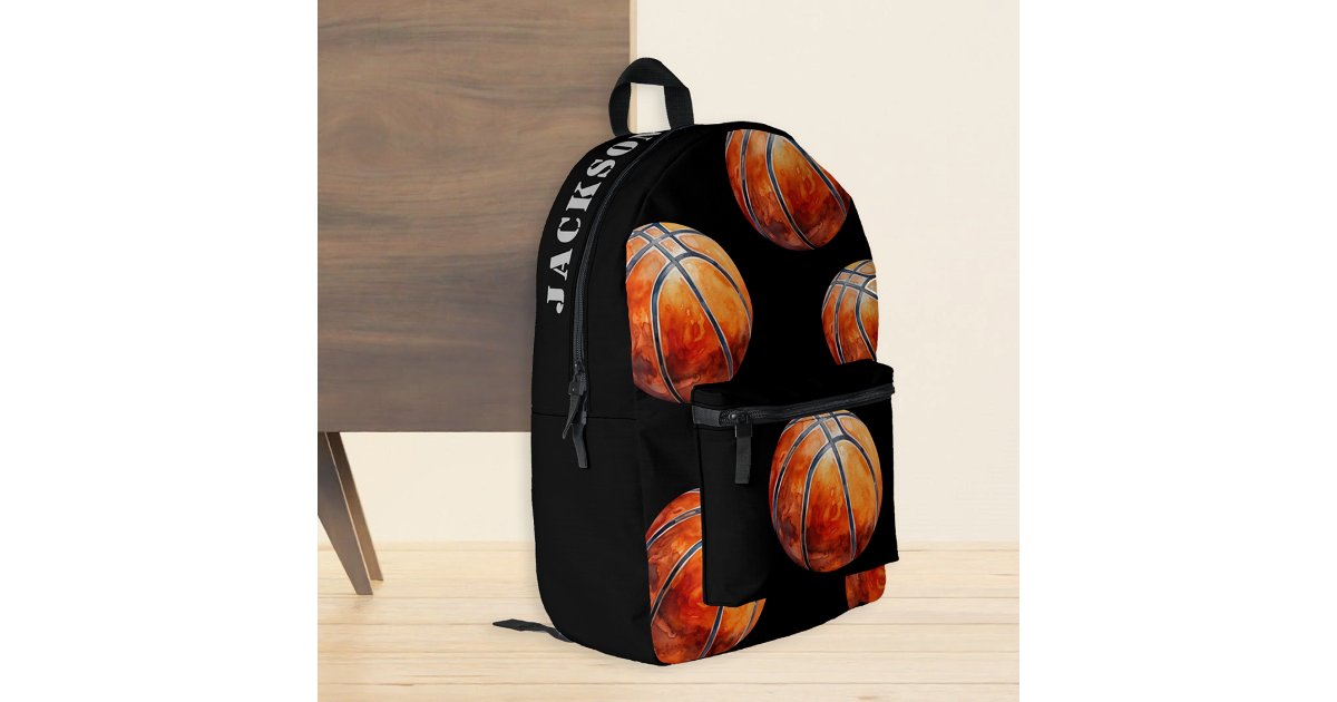 Personalized Basketball Printed Backpack | Zazzle
