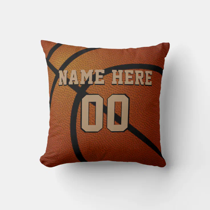Personalized Basketball Team Gifts and Seniors Throw Pillow | Zazzle