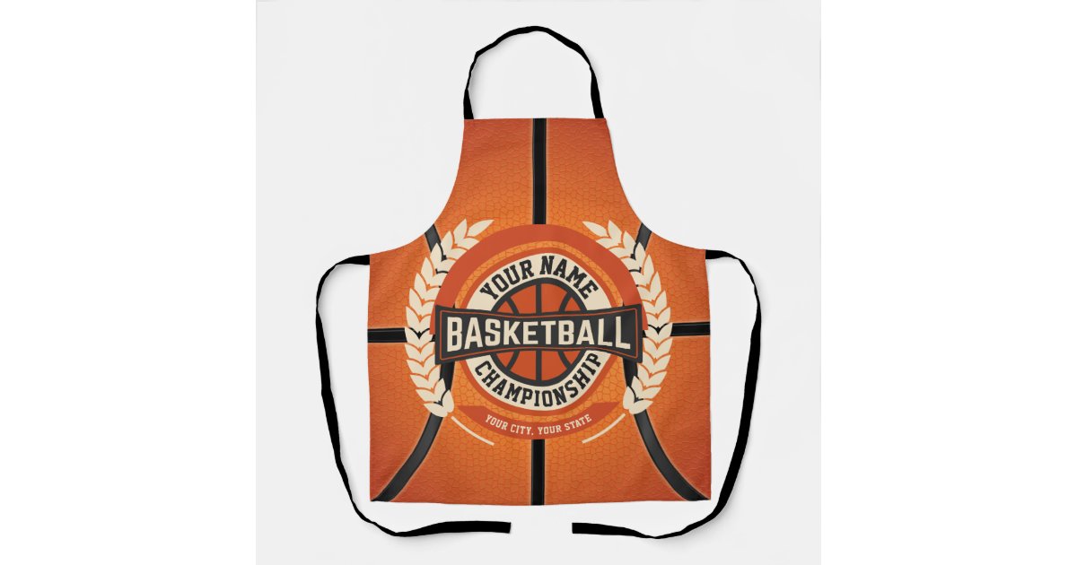 Personalized Basketball Team Player Custom Athlete Apron | Zazzle