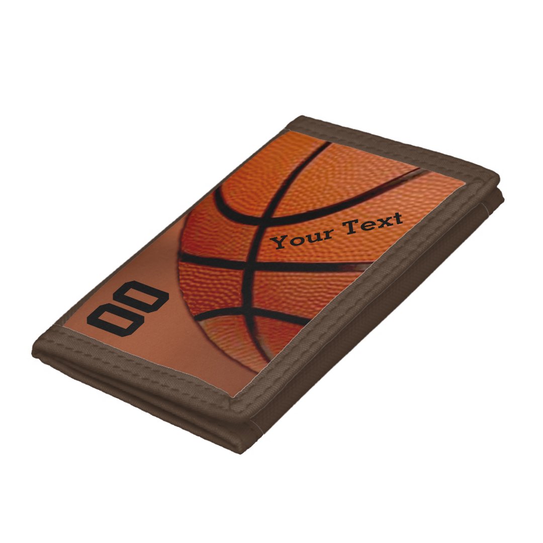 PERSONALIZED Basketball Wallets for Team or Player | Zazzle