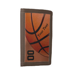 PERSONALIZED Basketball Wallets for Team or Player | Zazzle