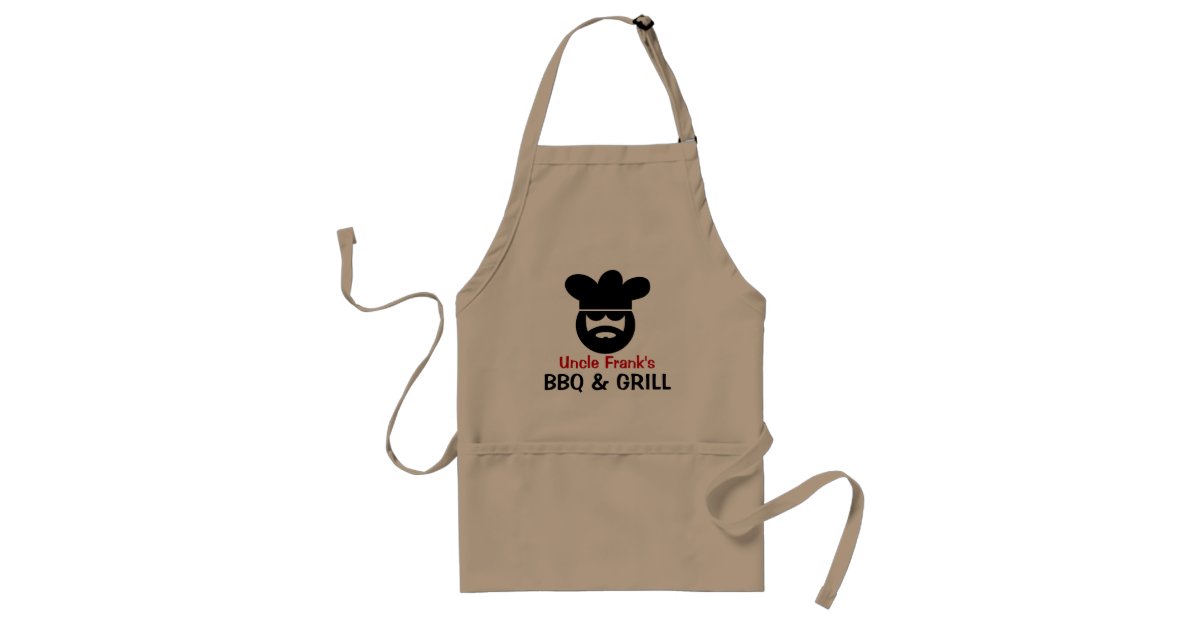 Personalized BBQ apron for men | Zazzle