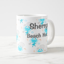 Personalized Beach House Coffee Mug | Zazzle